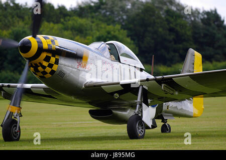 P-51D, Mustang 45-11518, `Janie` G-CLNV, at East Kirkby, G-CLNV Stock ...