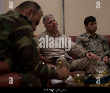 Brig. Gen. Roger Turner, center, commanding general of Task Force ...
