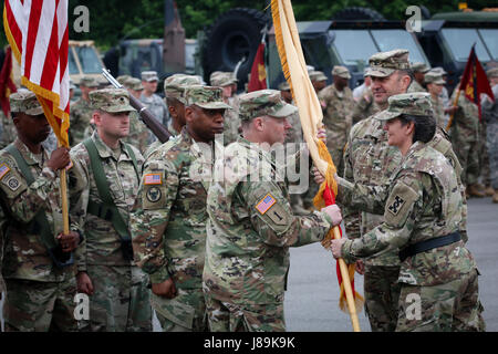 The 518th Sustainment Brigade conducted a change of command ceremony at ...
