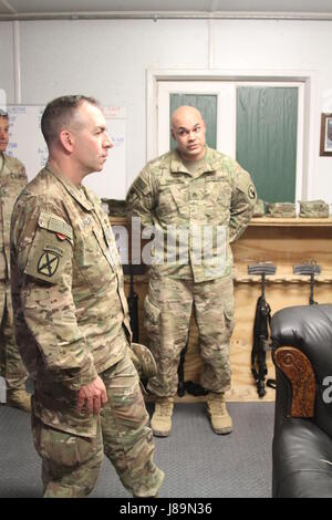 Col. Michael Lalor and Command Sgt. Maj. Sean Howard, command team for ...