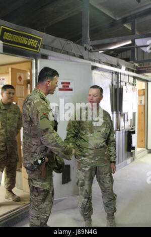 Command leadership of the 1st Armored Division Resolute Support ...