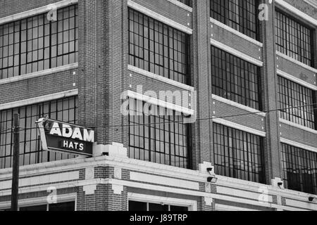 The Adam Hats building in the Deep Ellum neighborhood of Dallas has ...