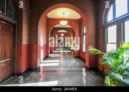 Georgetown University main building hall in Washington DC - United ...