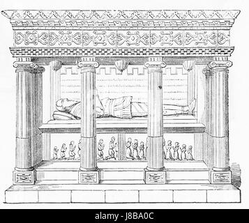 Sir Isaac Newton Monument in Westminster Abbey. The church is World ...