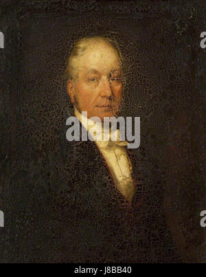 This portrait by Thomas Henry Illidge captures Sir Joshua Walmsley, the ...