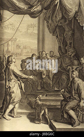 Bible, Joseph interprets Pharaoh's dream. Genesis 1, 41, 14, Moses, Old ...