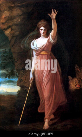 Lady Hamilton as Circe' George Romney Stock Photo - Alamy