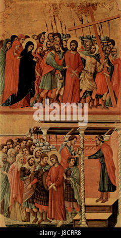 Duccio di Buoninsegna was a renowned Italian painter from the 13th ...