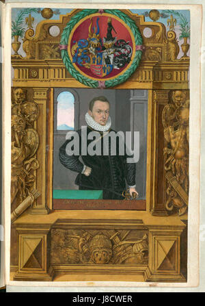 This image from the work 'Fuggerorum et Fuggerarum imagines' shows the ...