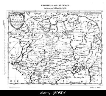 The 1652 Sanson Map of India is a historical map created by Nicolas ...