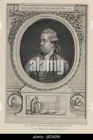 EDWARD GIBBON (1737-1794) English historian and politician, author of ...