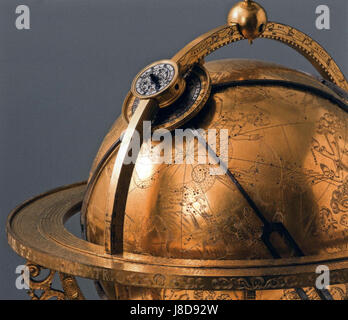 16th Century Celestial Globe with Clockwork by Gerhard Emmoser Stock ...