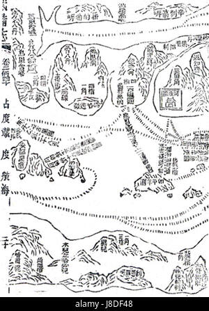 The MAO KUN Map is a Chinese navigational chart from the Ming Dynasty ...