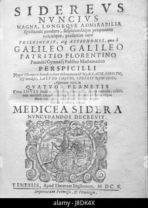 'Sidereus Nuncius,' published by Galileo Galilei in 1610, includes ...
