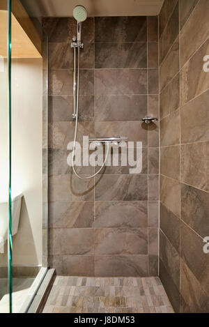 Rain shower on white background Stock Photo - Alamy
