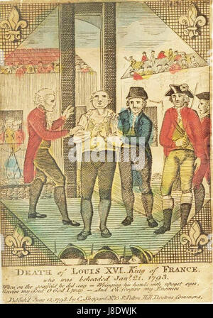 Execution of Louis XVI, January 21, 1793 Stock Photo - Alamy