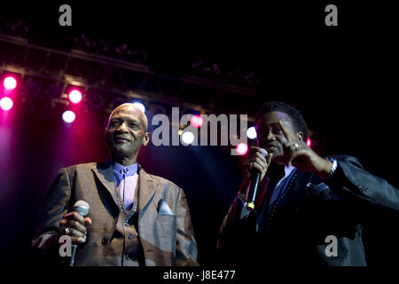 Portsmouth, VIRGINIA, USA. 27th May, 2017. THE STYLISTICS, with orginal ...