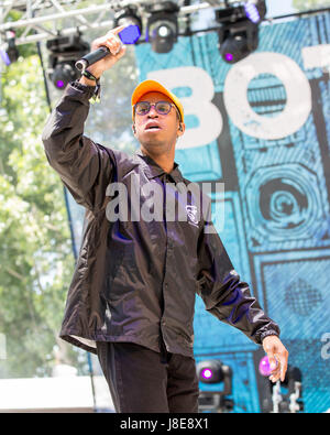 Rapper Pell (Jared Pellerin) during New Orleans Jazz & Heritage ...