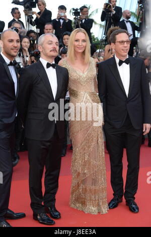 Karel Och, Mohamed Diab, Uma Thurman & Reda Kateb arrives to the ...