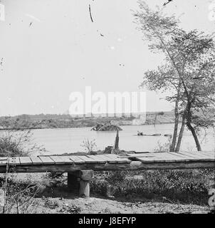 James River, Va. Sunken Confederate ships Virginia (ram) and Jamestown ...