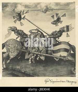 Freydal Repro1882 Tafel 121 Stock Photo - Alamy