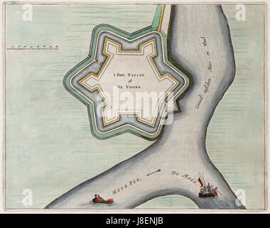 Voorn, Fort & Nassau, Fort Stock Photo - Alamy