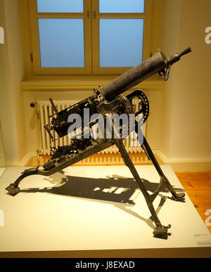 German machine gun Maschinengewehr 08 / MG 08/15 of the First World War ...