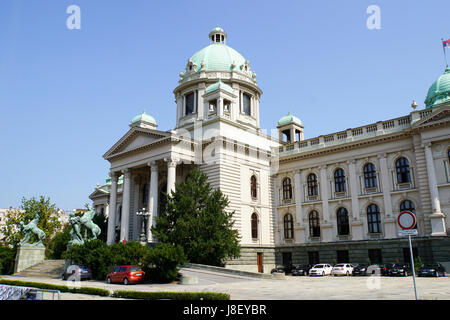 capital city Belgrade Serbia Balkan Peninsula Yugoslavia Stock Photo ...