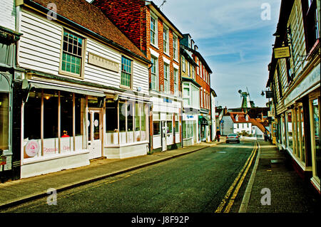 High Street, Cranbrook, Kent, England, United Kingdom Stock Photo - Alamy