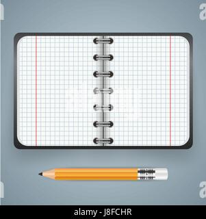 Notepad, notebok icon. Abstract infographic Stock Vector Image & Art ...