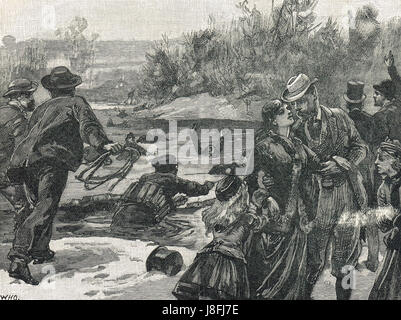 Regent's Park ice-skating disaster 1867 london ice cover collapsed lake ...