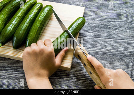Perfect cucumber pictures for making salad and cucumber Stock Photo - Alamy