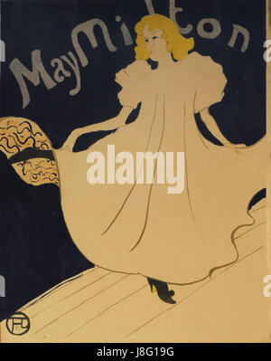 May Milton - Henri de Toulouse-Lautrec Stock Photo - Alamy