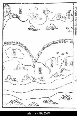 The MAO KUN map is a 15th-century Chinese navigational map, often ...