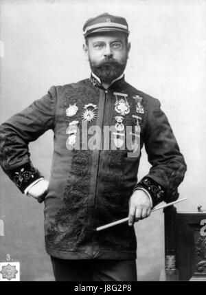 A portrait of John Philip Sousa, an iconic American composer and ...