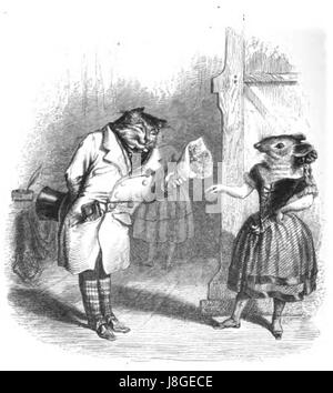 This image from Grandville's 'Cent Proverbes' (100 Proverbs) features a ...