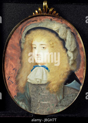 The portrait of Frances Stuart, a prominent figure in British history ...