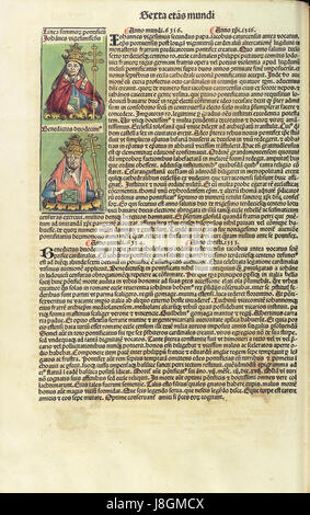 Liber Chronicarum, also known as the Nuremberg Chronicle, is a ...