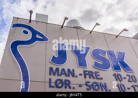 Jysk store front sign Stock Photo - Alamy