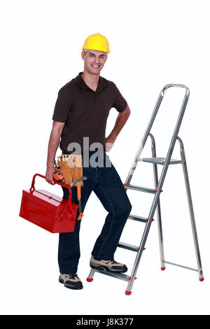 blue, box, boxes, clothing, carpenter, builder, layer, casual, youthful ...