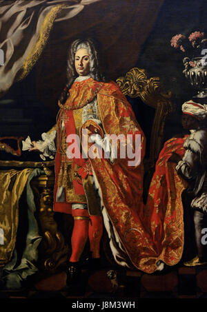 Francesco Solimena (1657-1747). Baroque Italian painter. Portrait of ...