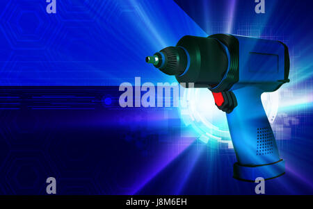 blue, impact, tool, graphics, colour, industry, illustration, electric ...