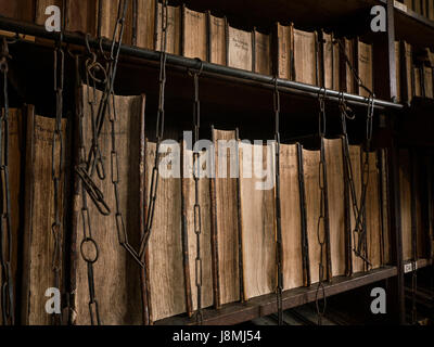 A chained library founded in 1598 above St. Wulfram's church in ...