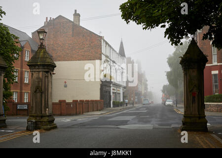 Gates at Lark Lane entrance to Sefton Park; Grade II listed in ...