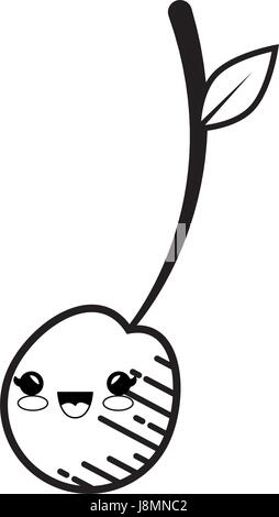 cherry cartoon smiley Stock Vector Image & Art - Alamy