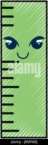 ruler cartoon smiley Stock Vector Image & Art - Alamy
