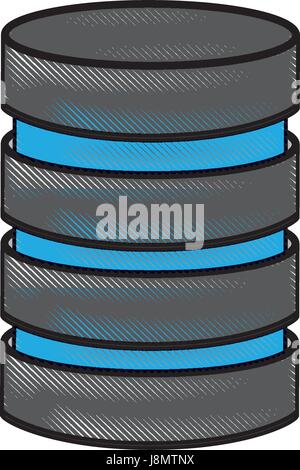 Database disks isolated scribble Stock Vector Image & Art - Alamy