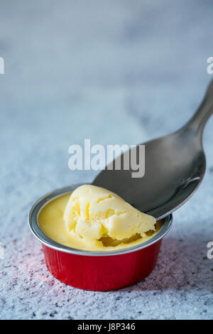 A Small Cup of Cheese Stock Photo - Alamy