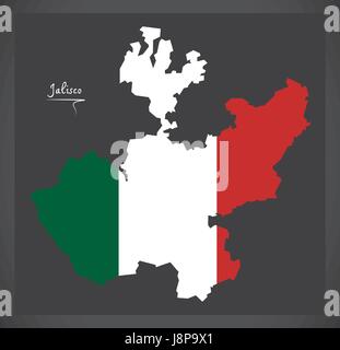 vector map of the Mexican state of Jalisco Stock Vector Image & Art - Alamy