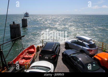 The car ferry at Orient Point on Long Island New York Stock Photo - Alamy